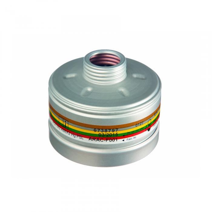 Filtro per maschere a pieno facciale UNI A2 B2 E2 K2 P3