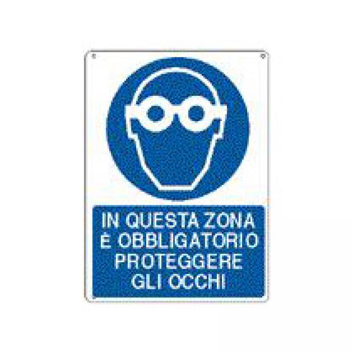 Cartello è obbligatorio usare i mezzi di protezione personale in ...