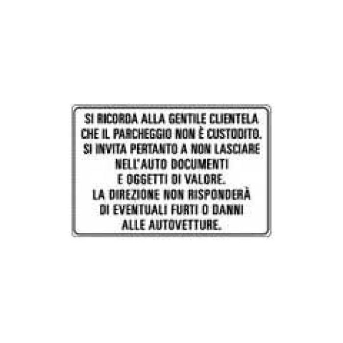 Cartello alt farsi riconoscere