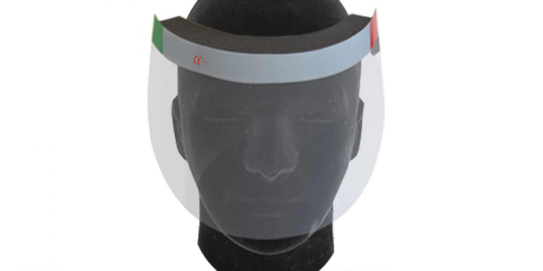 Visiera di protezione facciale contro il droplet